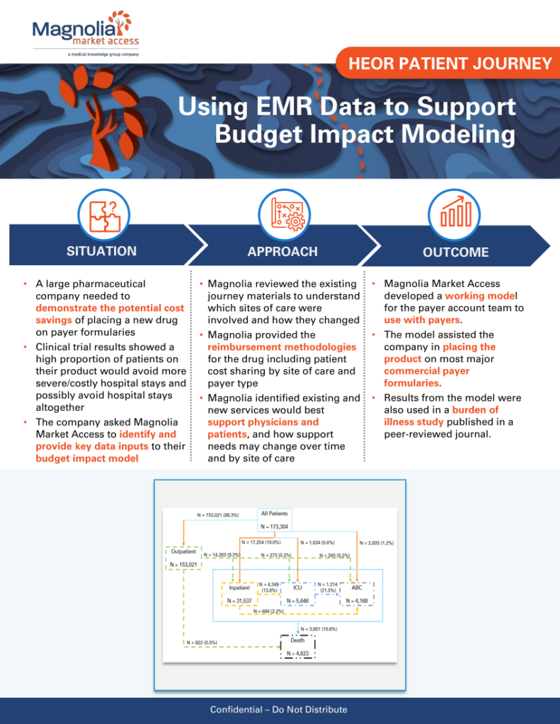 Using EMR Data to Support Budget Impact Modeling - Magnolia Market Access